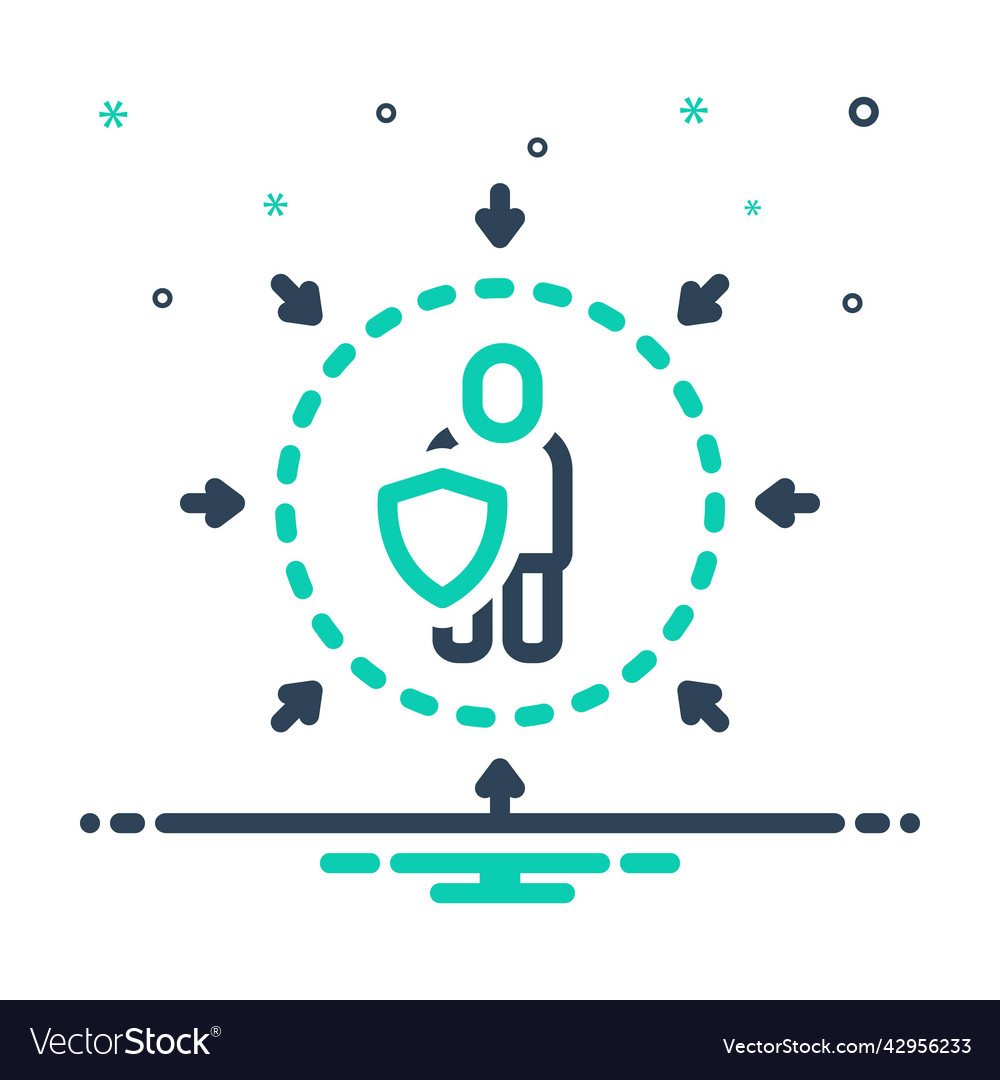 Defensive Royalty Free Vector Image - VectorStock