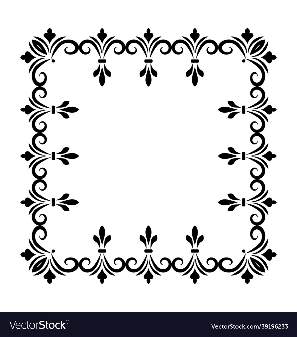 Square frame Royalty Free Vector Image - VectorStock