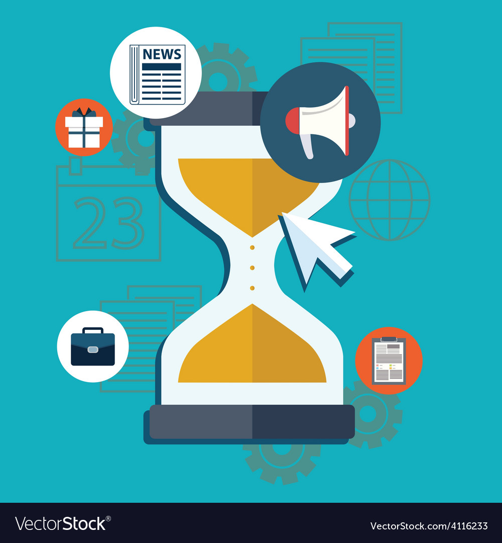 Time Royalty Free Vector Image - VectorStock