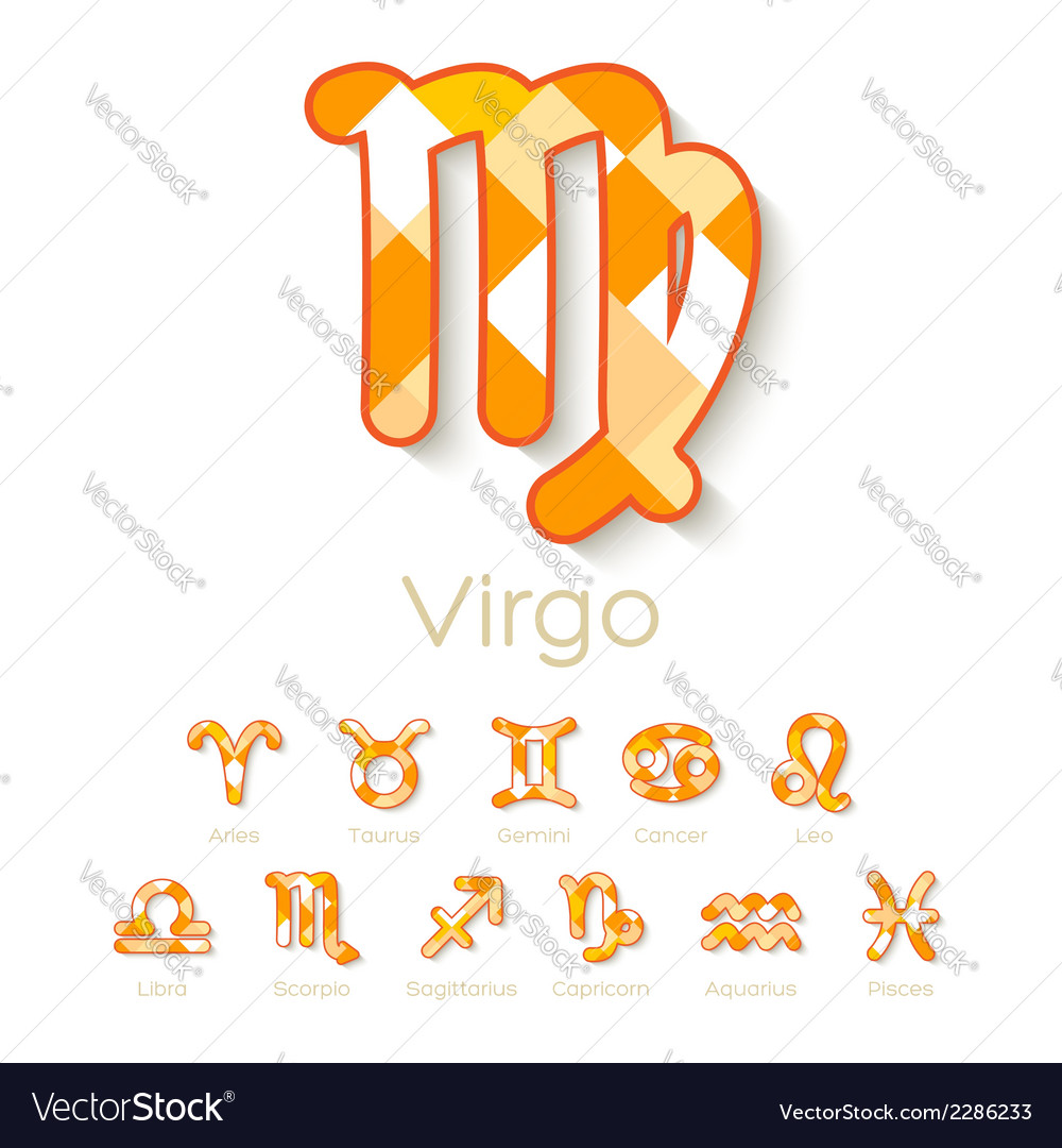 Virgo Symbol Royalty Free Vector Image Vectorstock