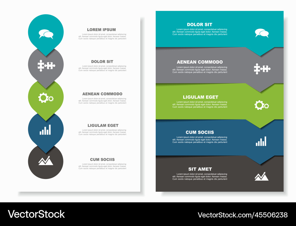 Infographic design template with place for your Vector Image