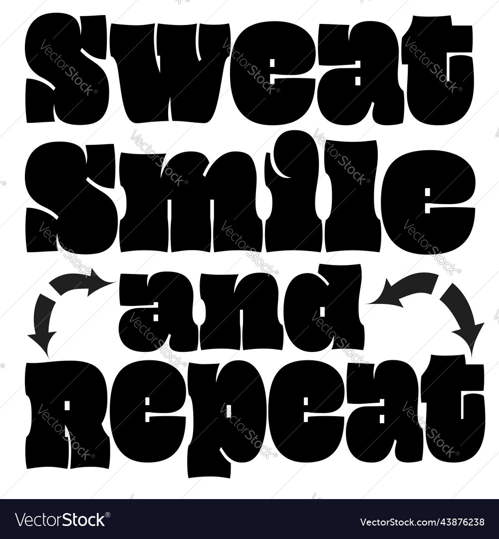 Workout and fitness gym motivation quote Vector Image