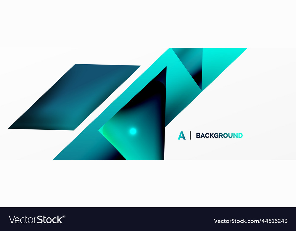 Abstract background simple color geometric shapes Vector Image