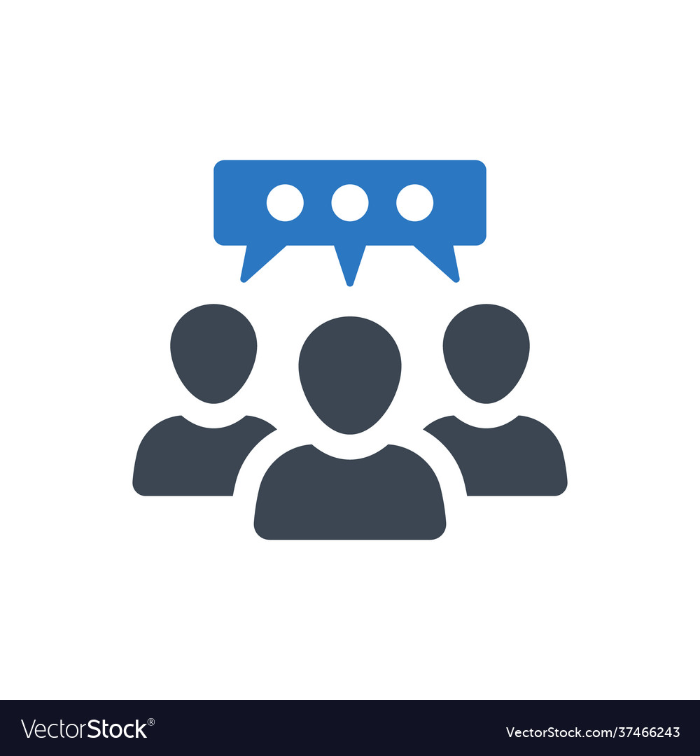 Social group icon Royalty Free Vector Image - VectorStock