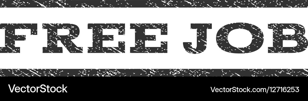 Free Job Watermark Stamp Royalty Free Vector Image