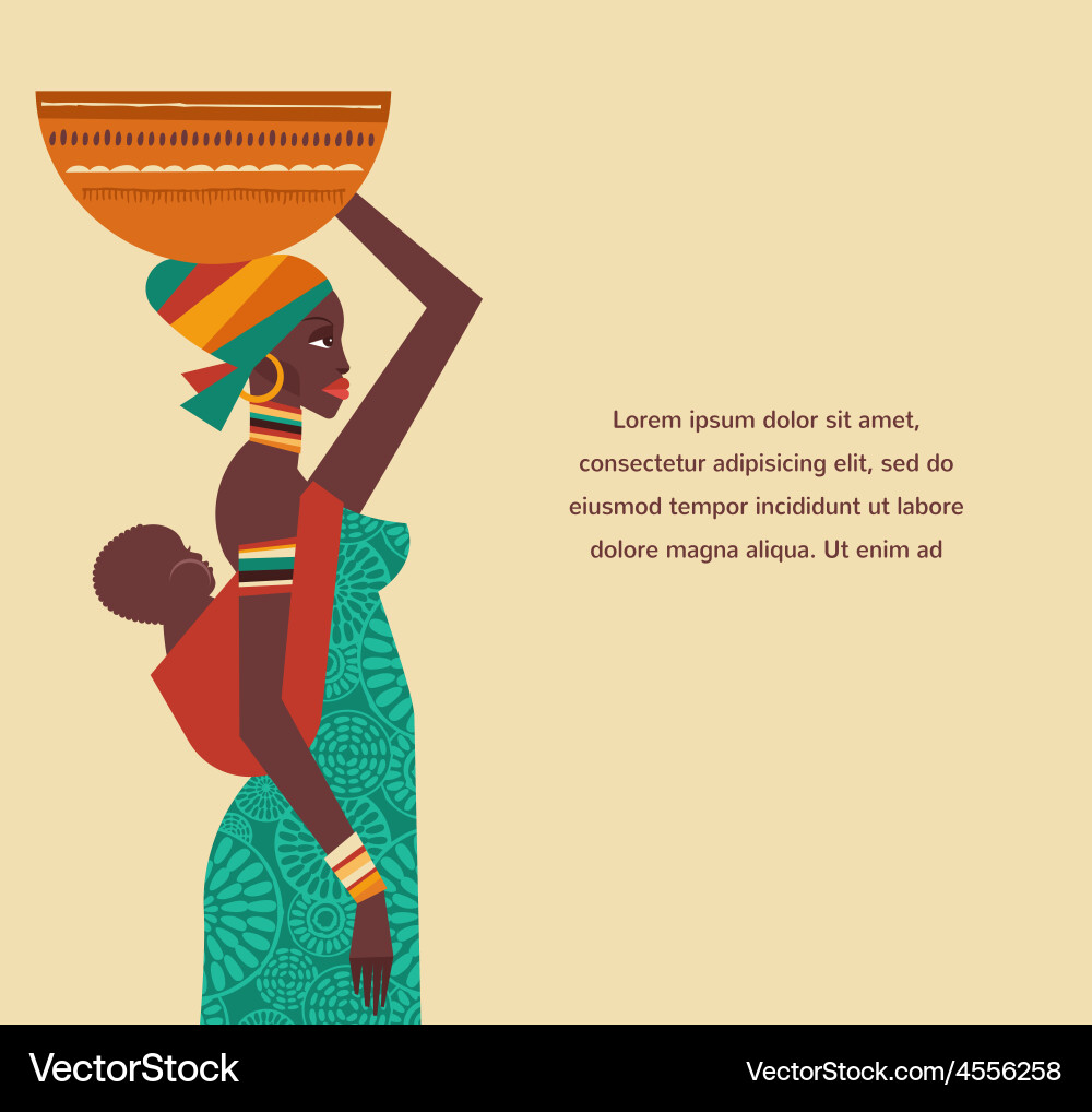 Africa - infographics and background Royalty Free Vector