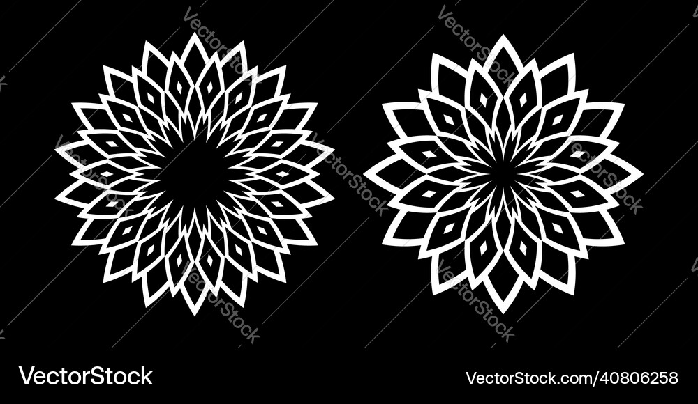Circle patterns Royalty Free Vector Image - VectorStock