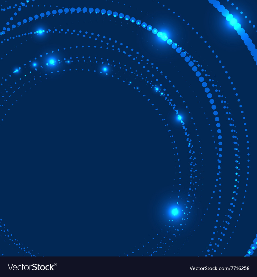 Energy abstract glow circles Royalty Free Vector Image