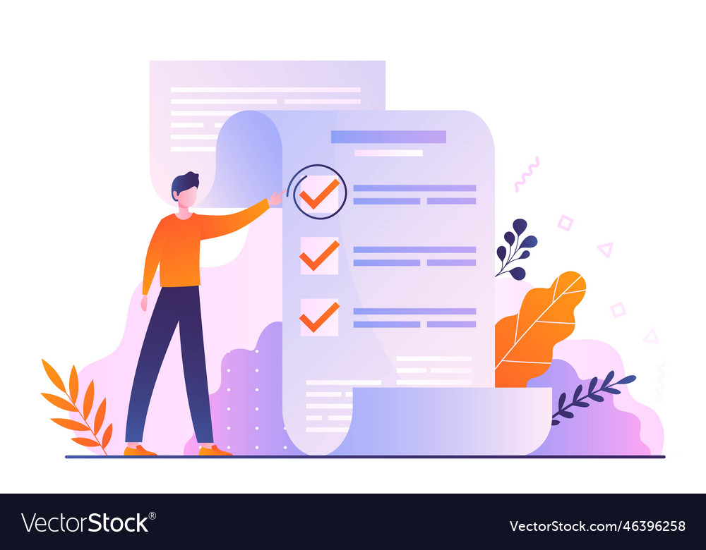 Priority manager concept Royalty Free Vector Image