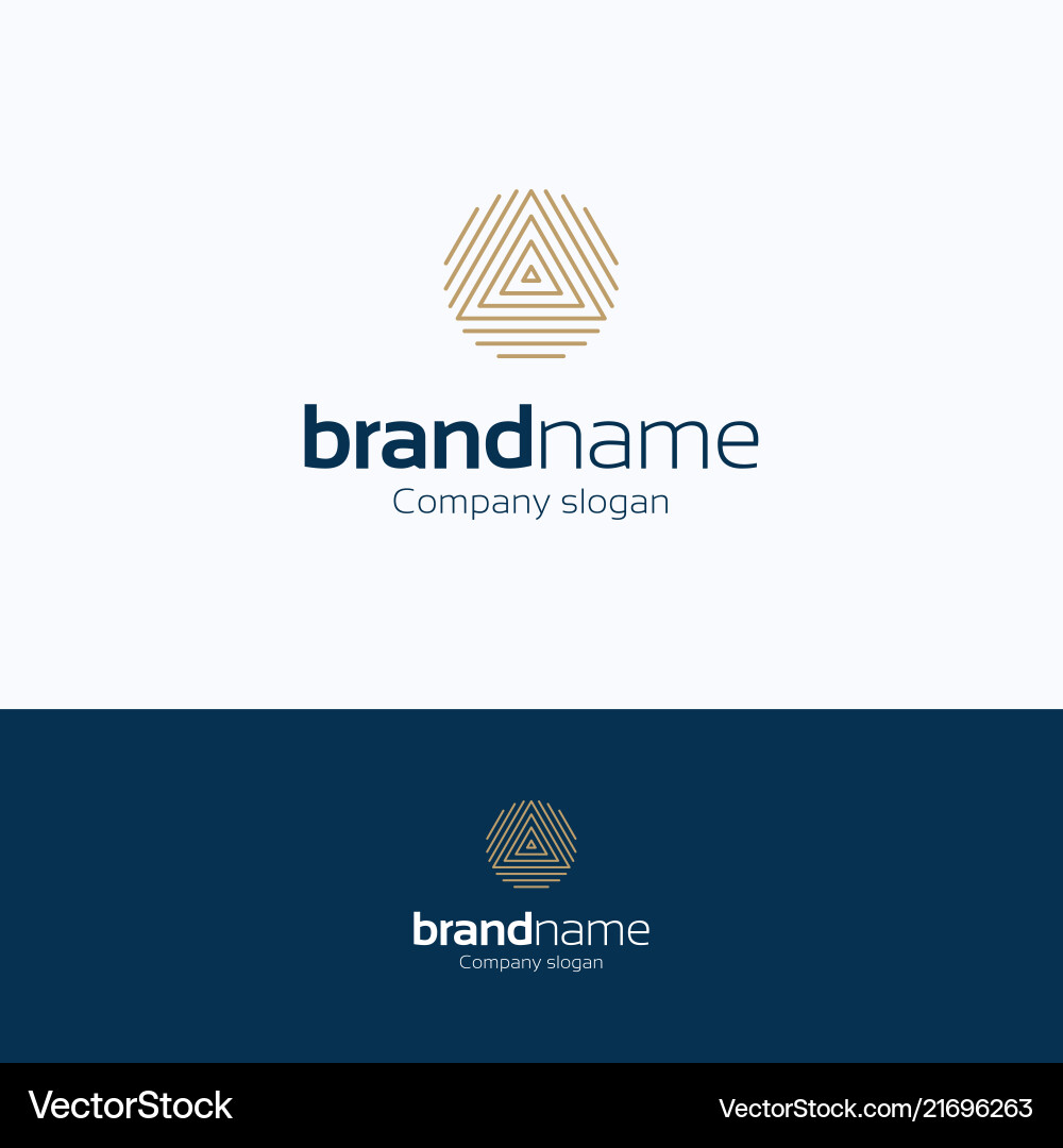 Brand name logo Royalty Free Vector Image - VectorStock