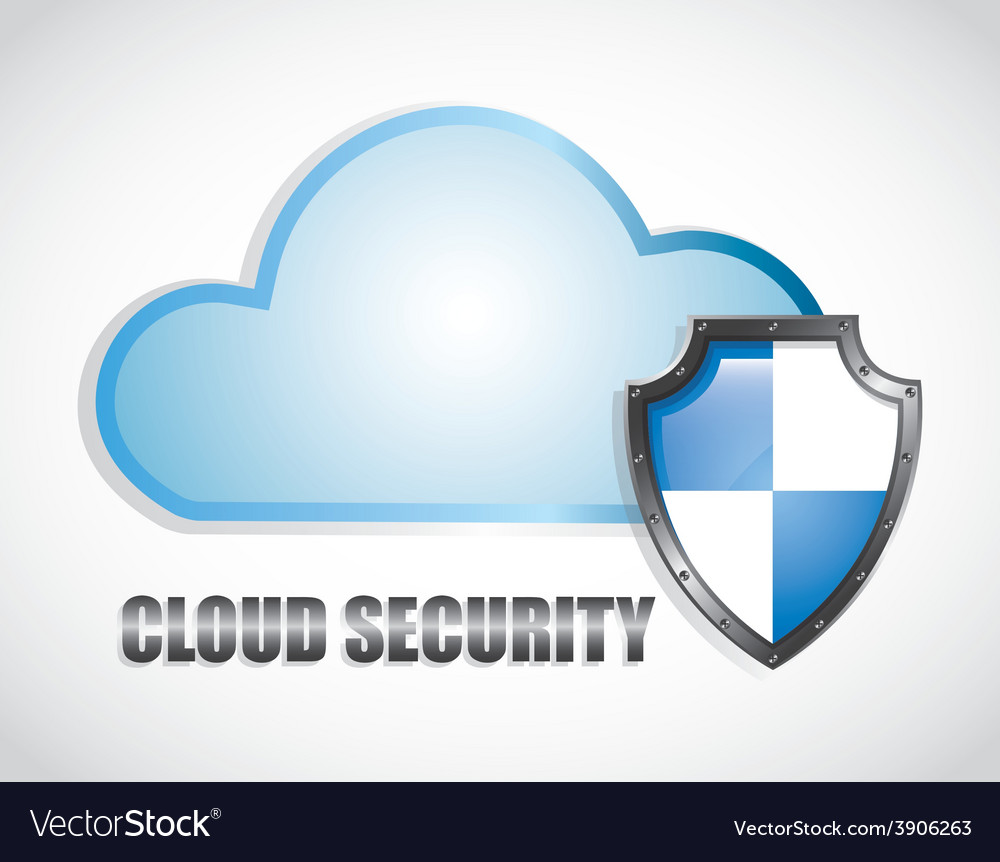 Cloud security Royalty Free Vector Image - VectorStock