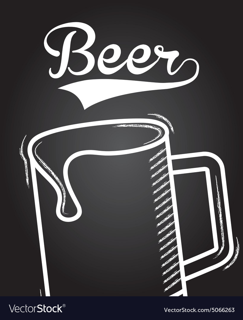 Cold beer Royalty Free Vector Image - VectorStock