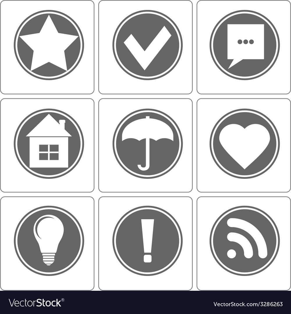 Simple monochrome icon Royalty Free Vector Image