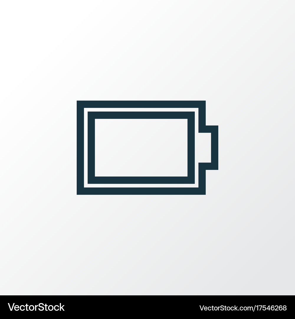 Energy outline symbol premium quality isolated Vector Image