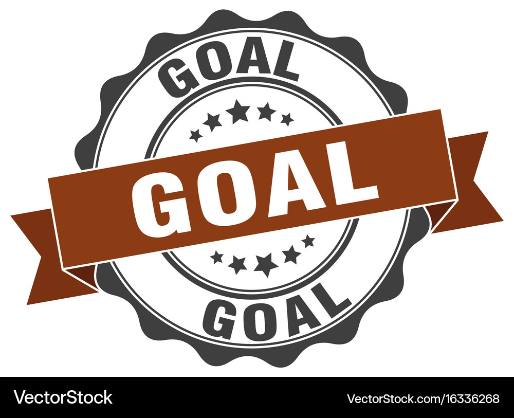 Goal stamp sign seal Royalty Free Vector Image