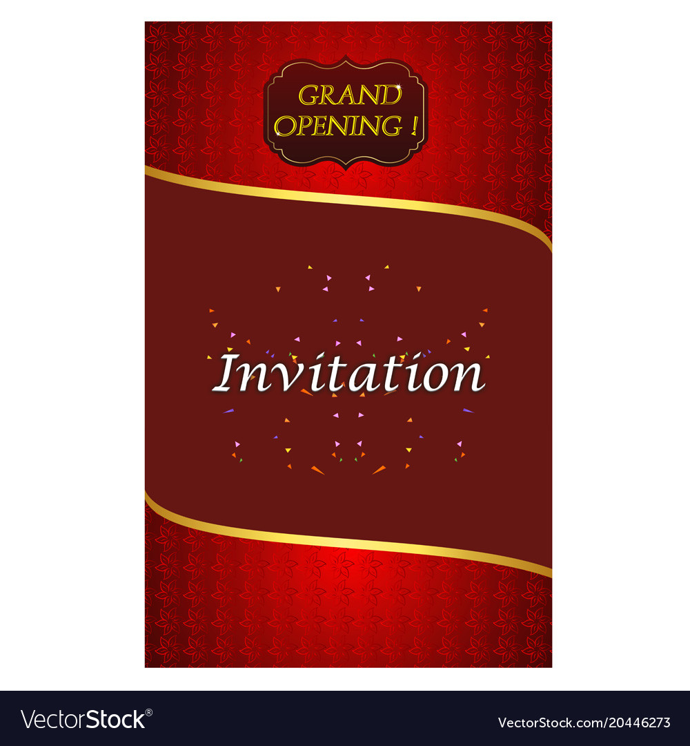 Invitation Royalty Free Vector Image - VectorStock Invitation Royalty Free Vector Image - VectorStock
