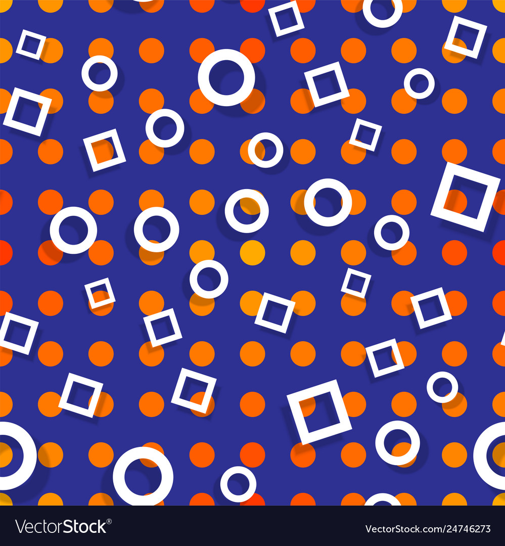 Seamless pattern geometric elements Royalty Free Vector