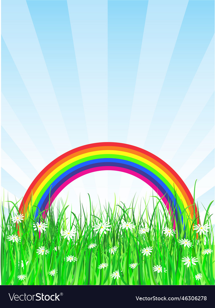 Rainbow background Royalty Free Vector Image - VectorStock