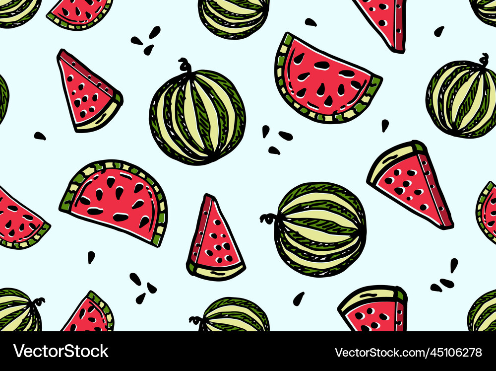 Seamless pattern cartoon of red Royalty Free Vector Image