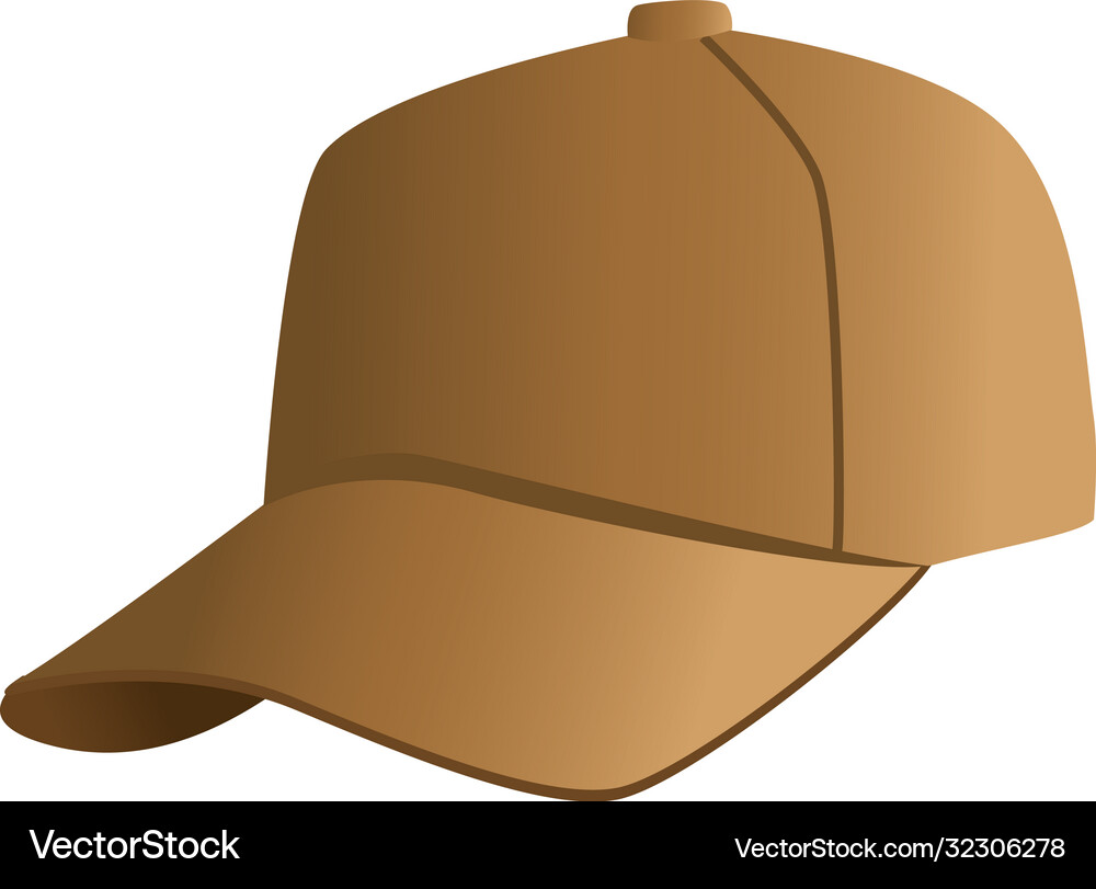 Sport cap branding isolated icon Royalty Free Vector Image