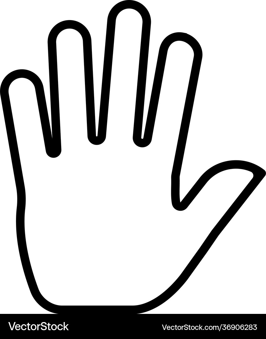 Hand gesture icon design template isolated Vector Image