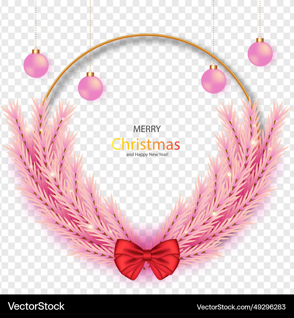 Merry christmas photo frame Royalty Free Vector Image