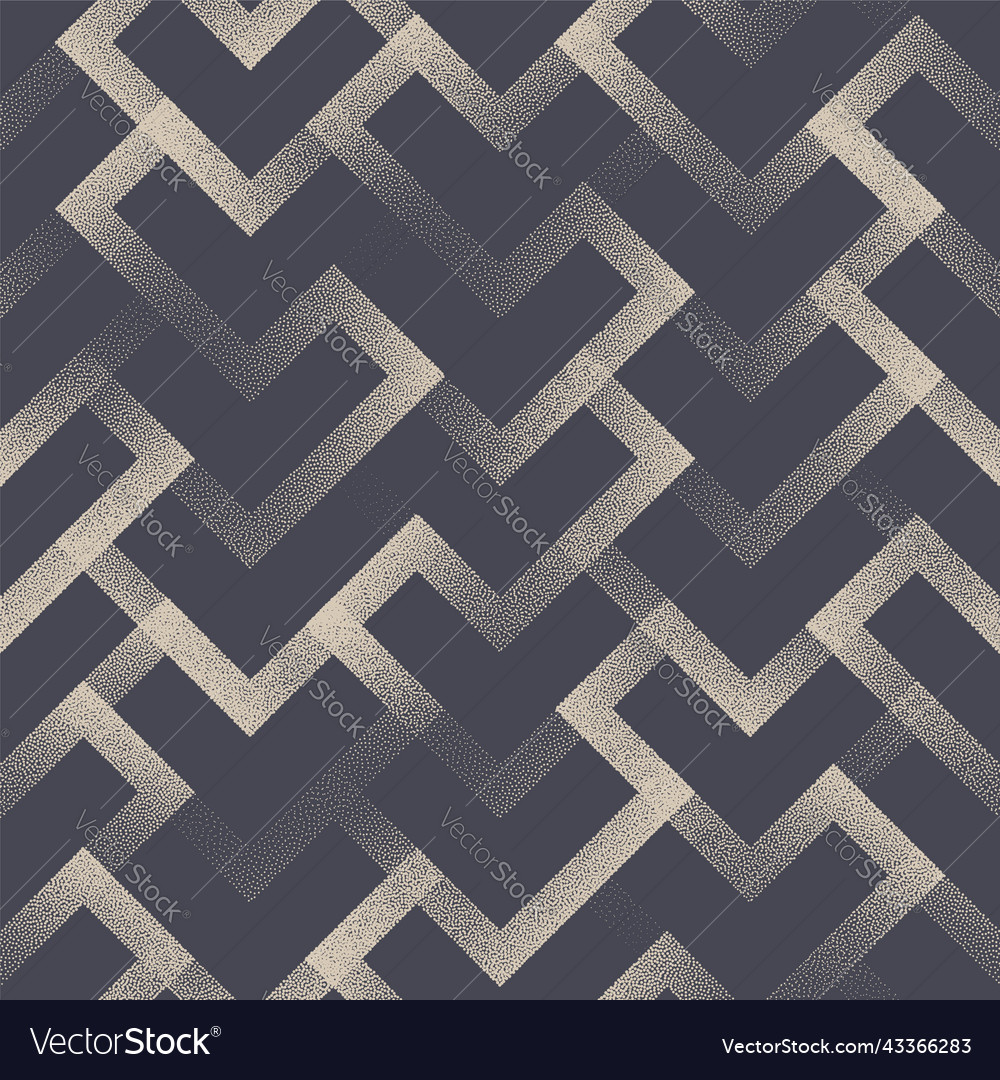 Tangled lines crest seamless pattern Royalty Free Vector