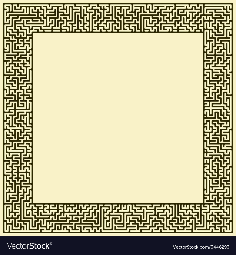 Abstract frame Royalty Free Vector Image - VectorStock