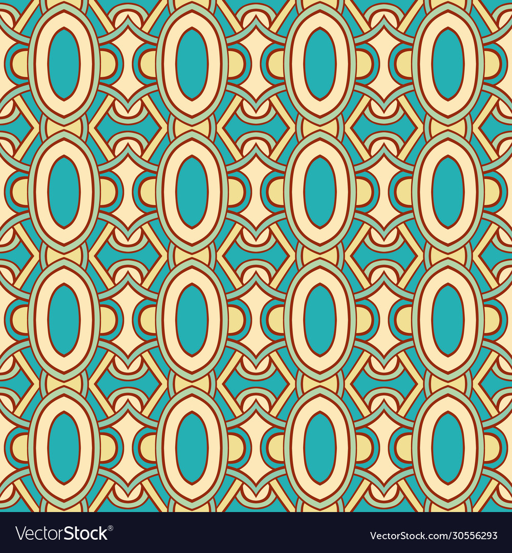 Geometric retro pattern Royalty Free Vector Image