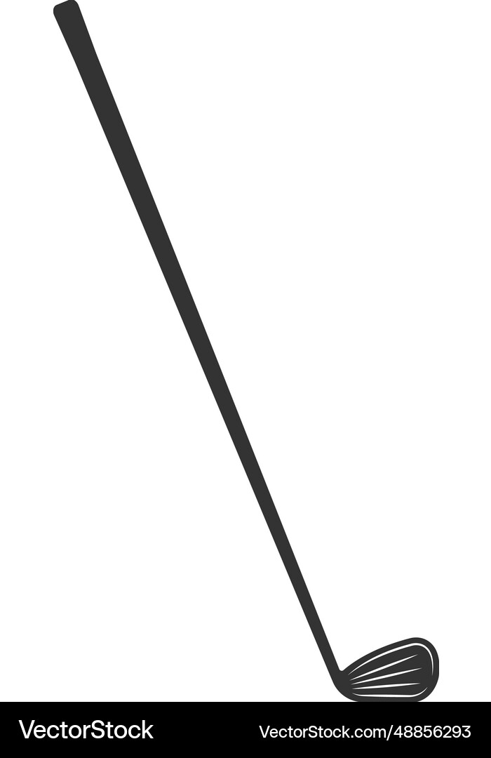 Golf club or stick icon Royalty Free Vector Image