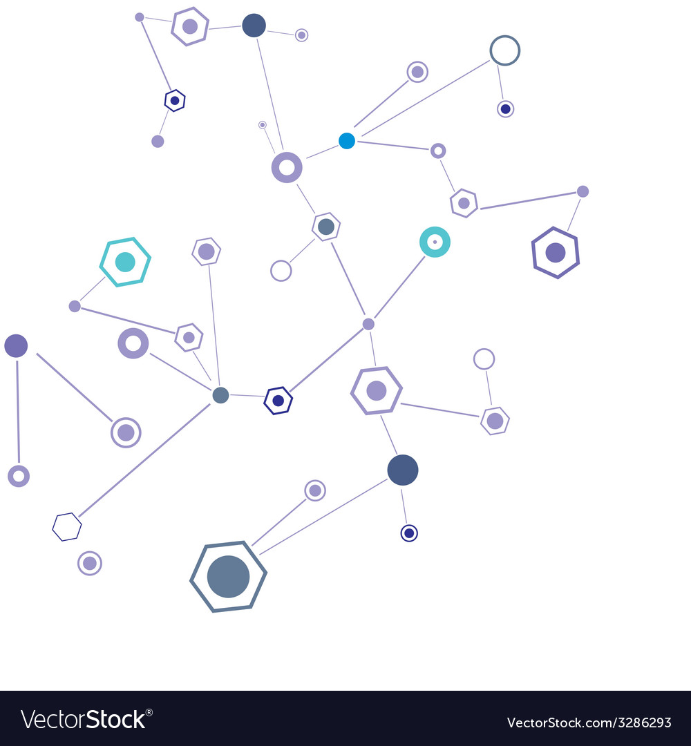 Molecule background Royalty Free Vector Image - VectorStock