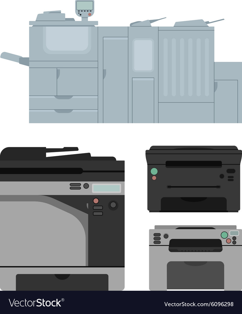 Laser printer Royalty Free Vector Image - VectorStock