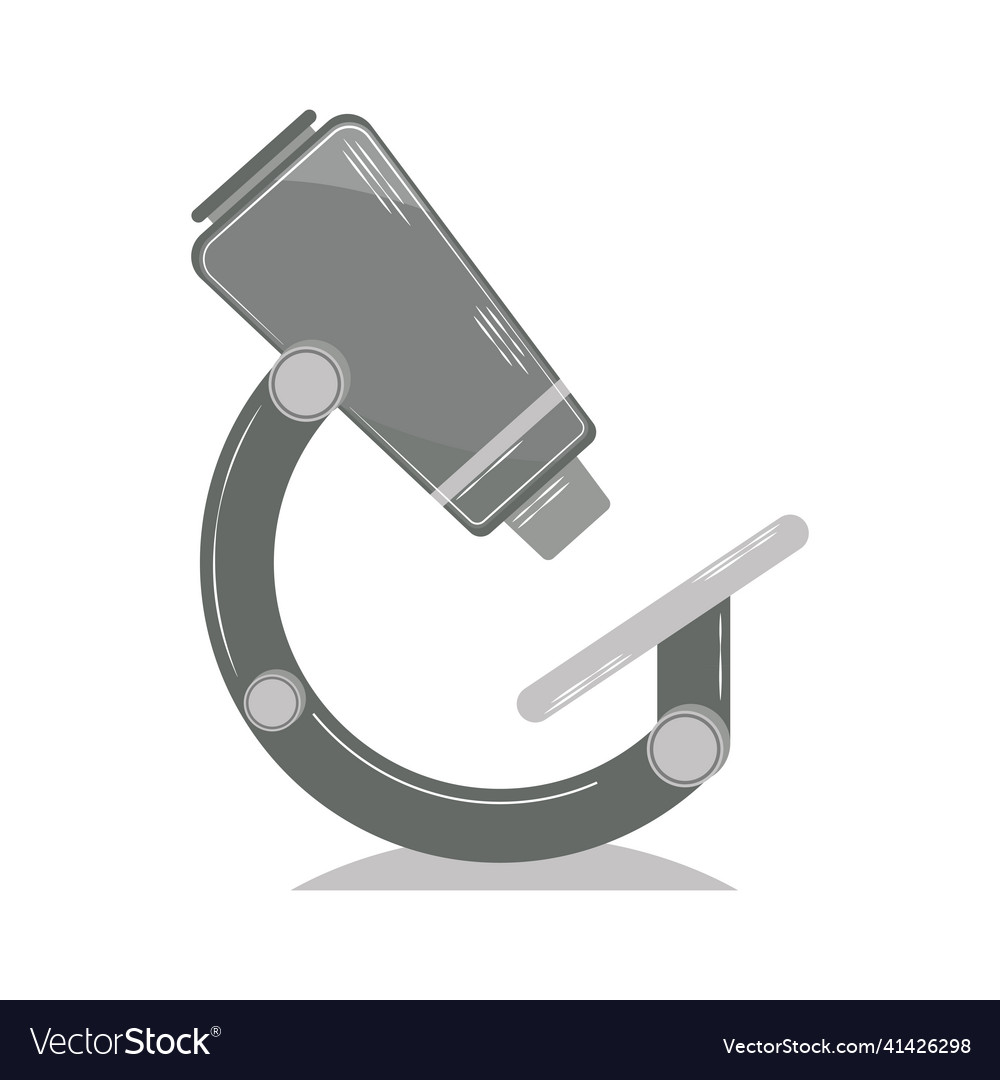 Microscope laboratory tool Royalty Free Vector Image