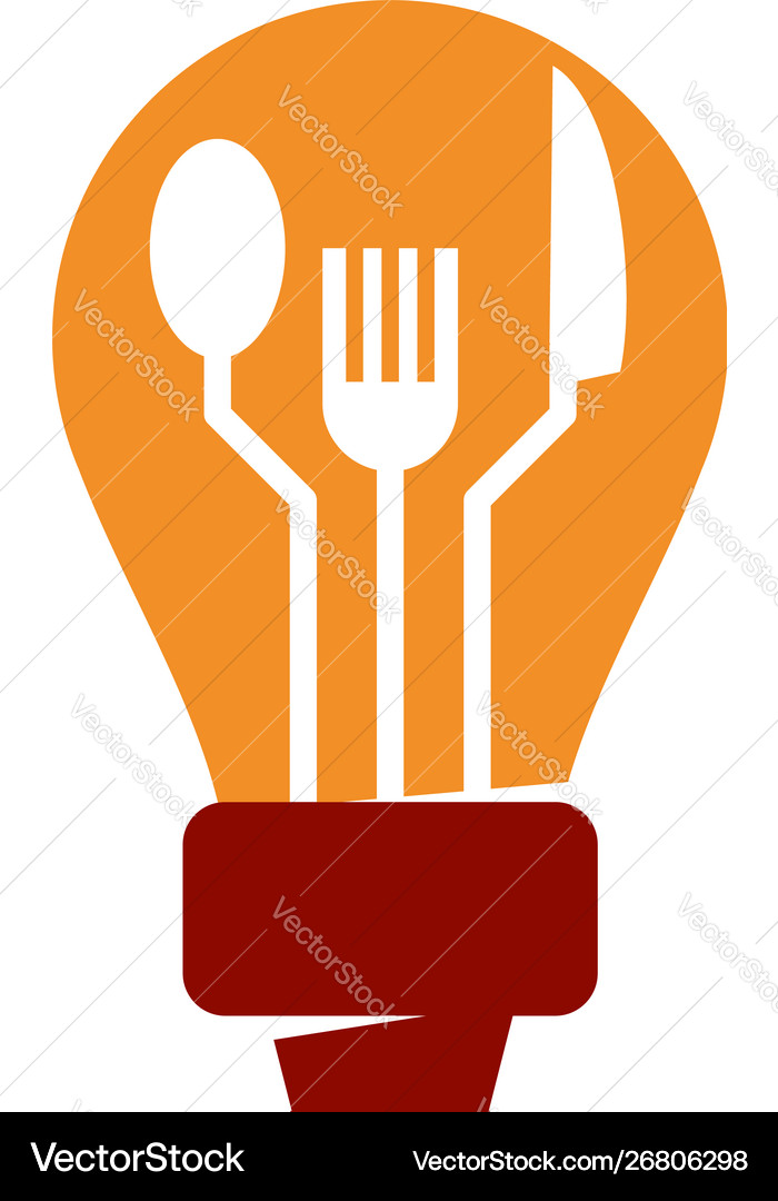 Restaurant service abstract logo template symbol Vector Image