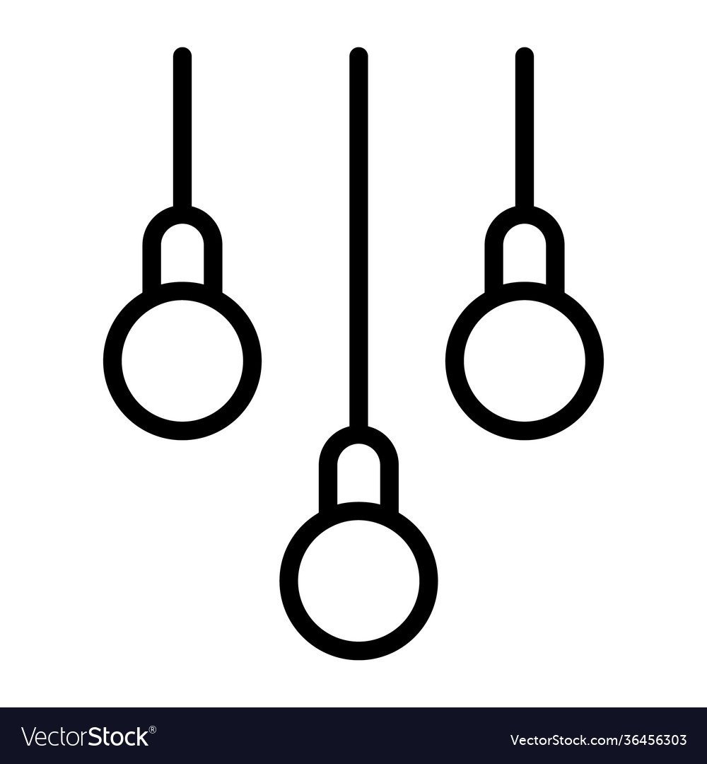 Ceiling lights Royalty Free Vector Image - VectorStock