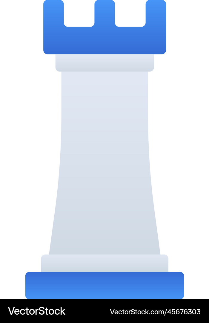 Strategy business icon with blue duotone style Vector Image
