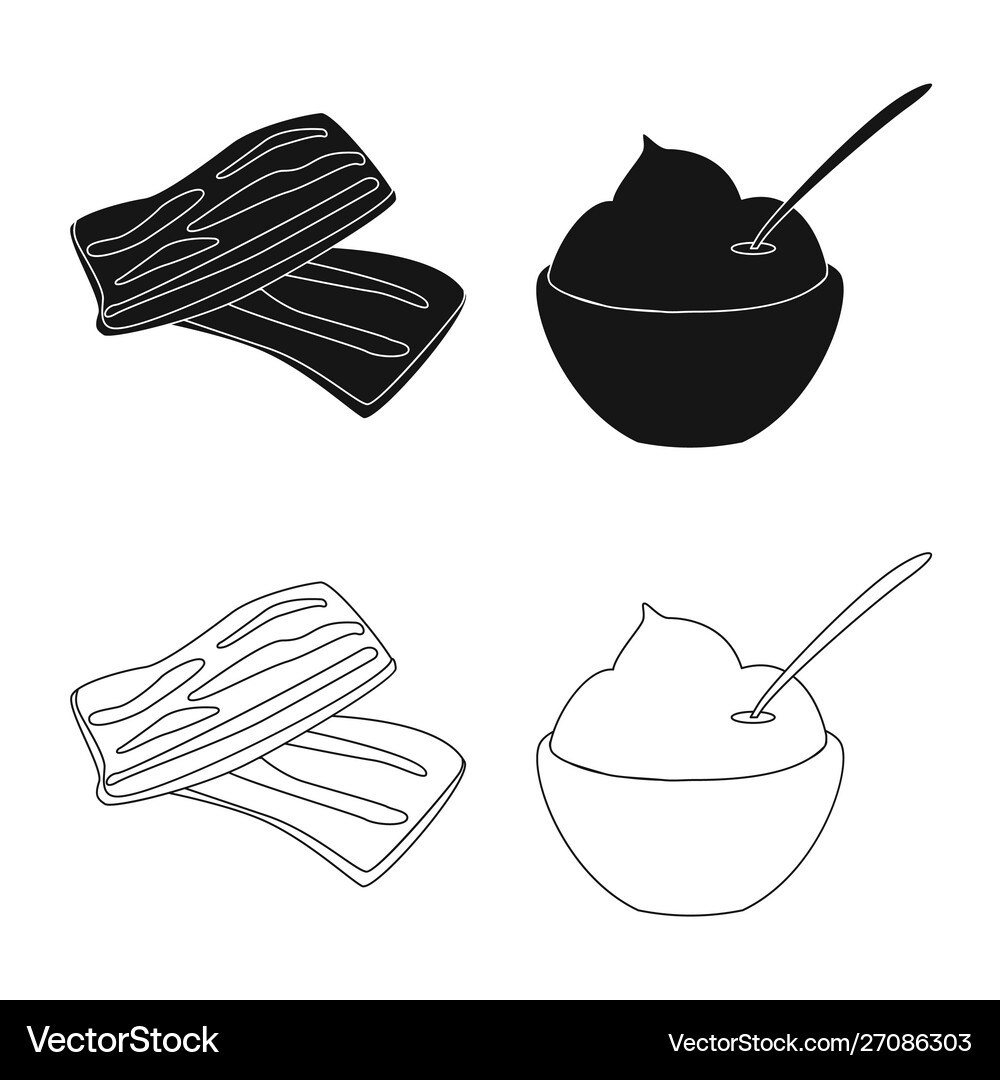 Taste and product symbol Royalty Free Vector Image