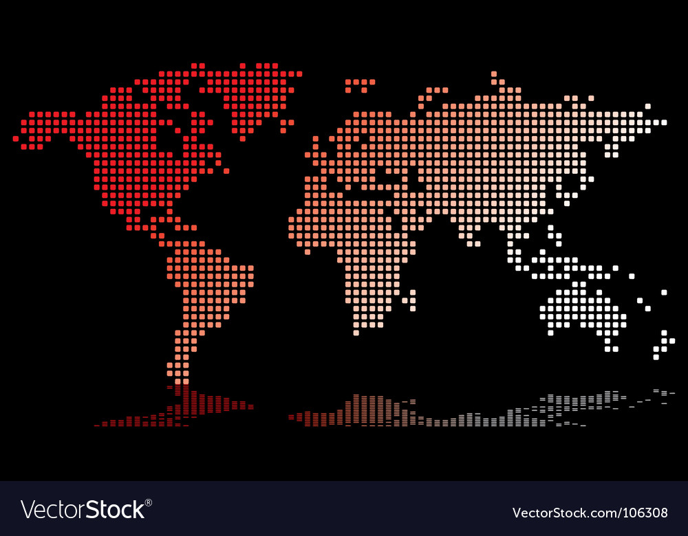 Grid world Royalty Free Vector Image - VectorStock