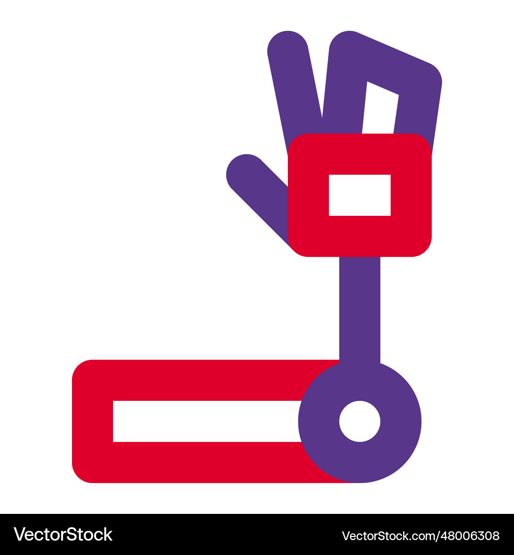 Prosthetic arm functions through implanted Vector Image