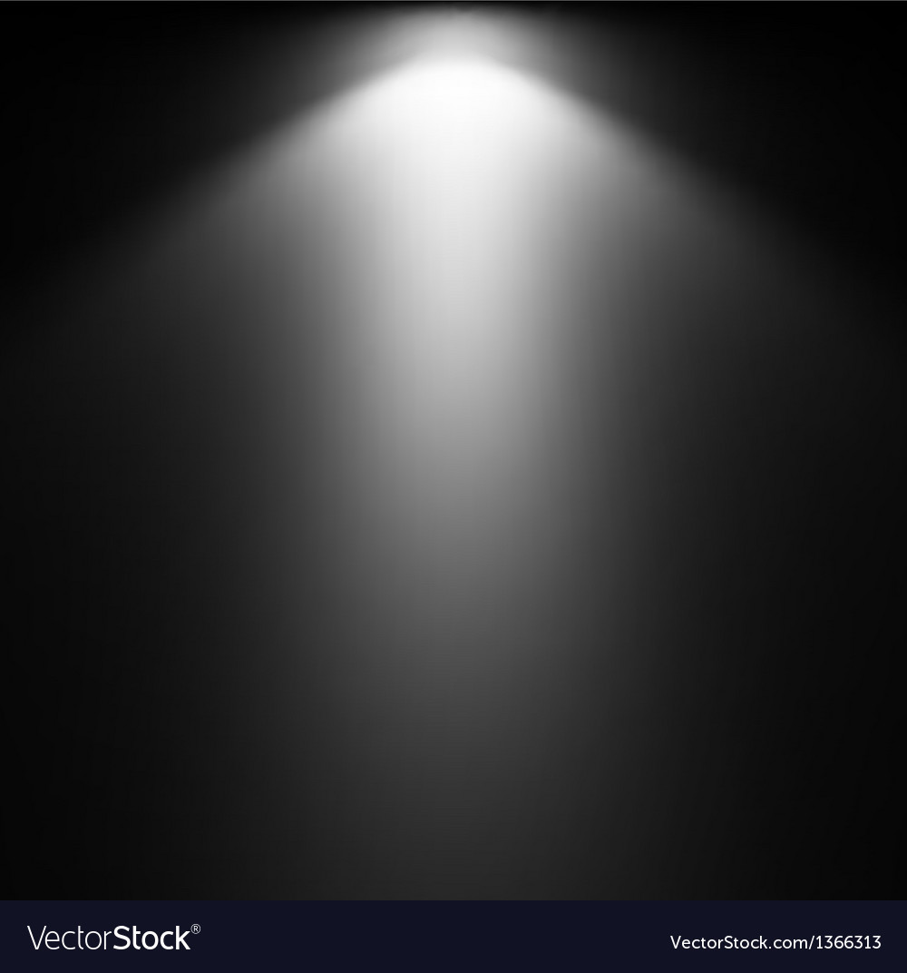 Light beam from projector Royalty Free Vector Image