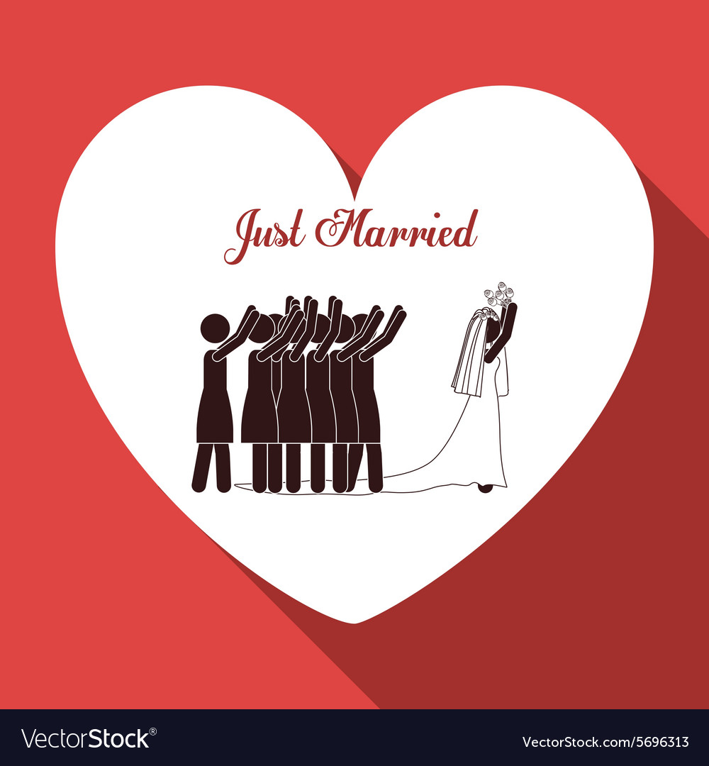 Married design Royalty Free Vector Image - VectorStock
