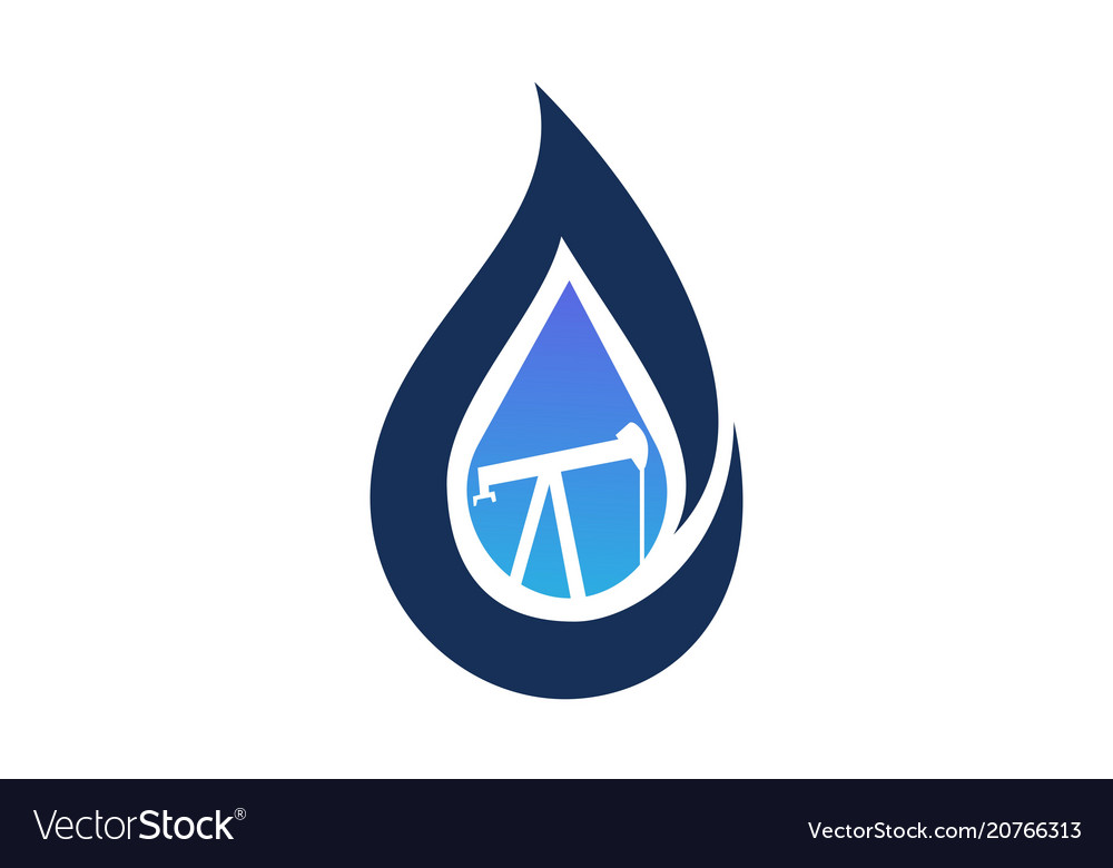 Mining exploration logo design template Royalty Free Vector