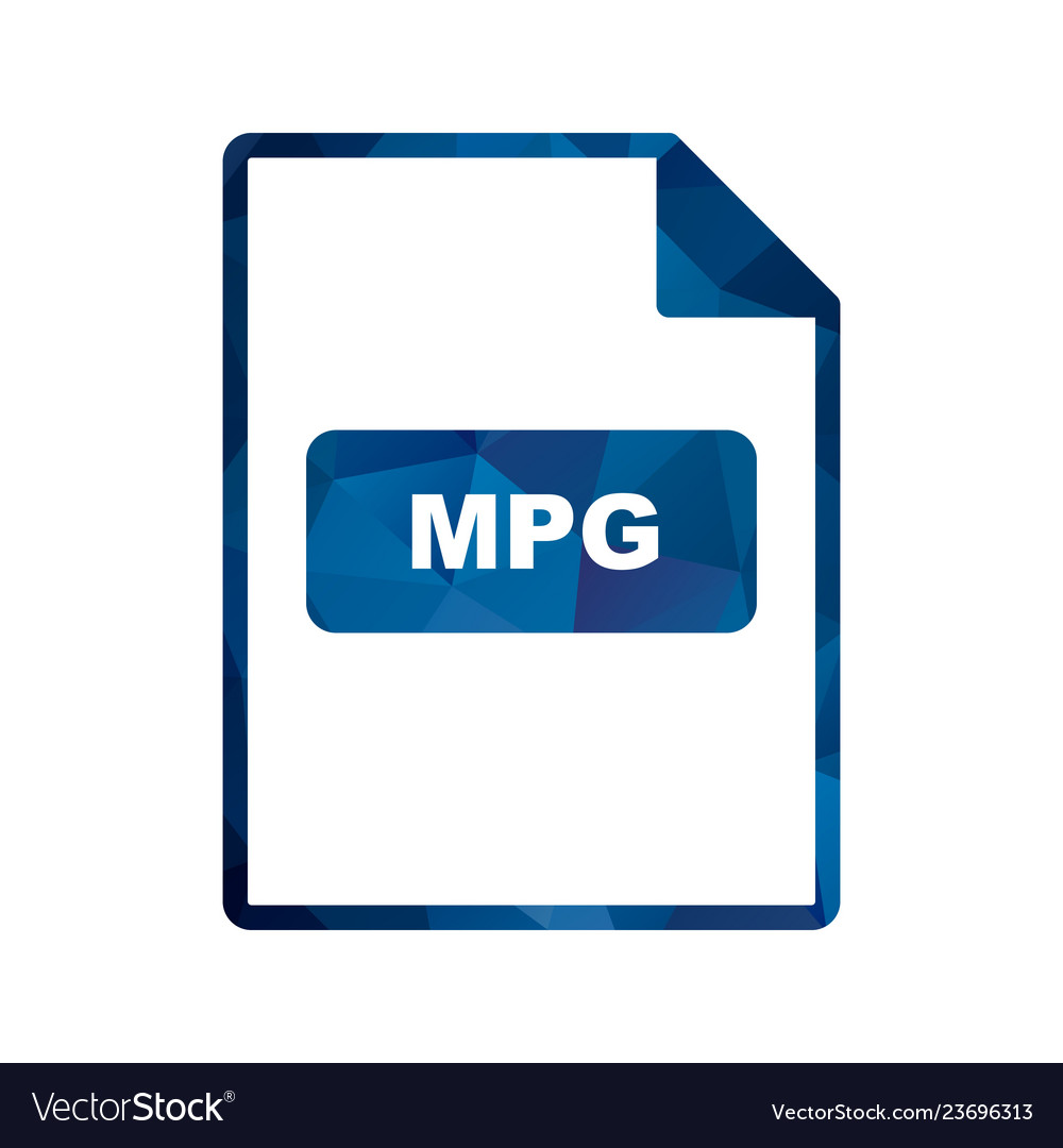 Mpg icon Royalty Free Vector Image - VectorStock