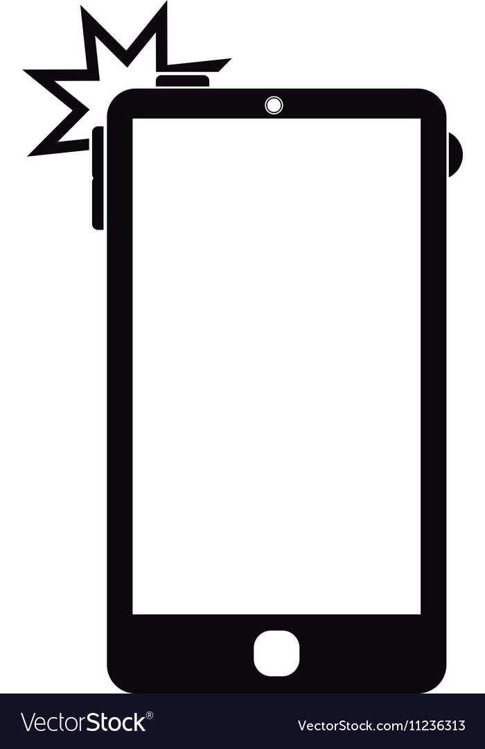 Smartphone device icon Royalty Free Vector Image