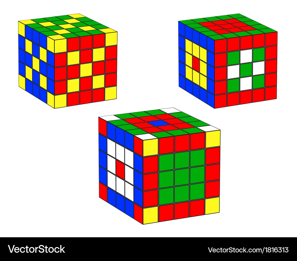 Three dice Royalty Free Vector Image - VectorStock