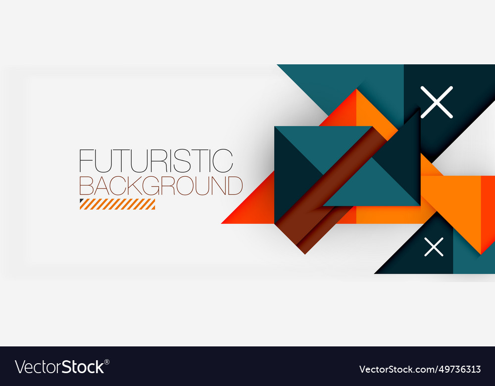 Triangle background for Royalty Free Vector Image