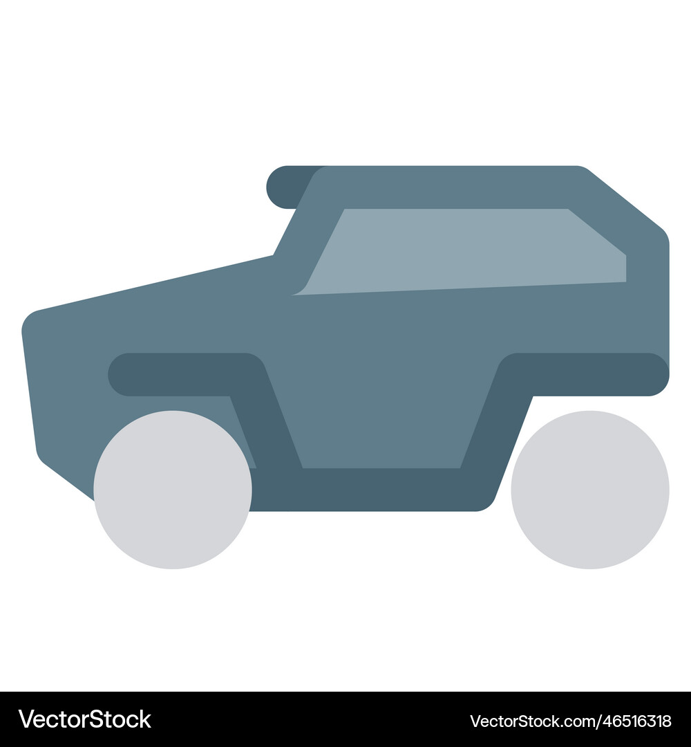 Armored mpv or mine protected vehicle Royalty Free Vector