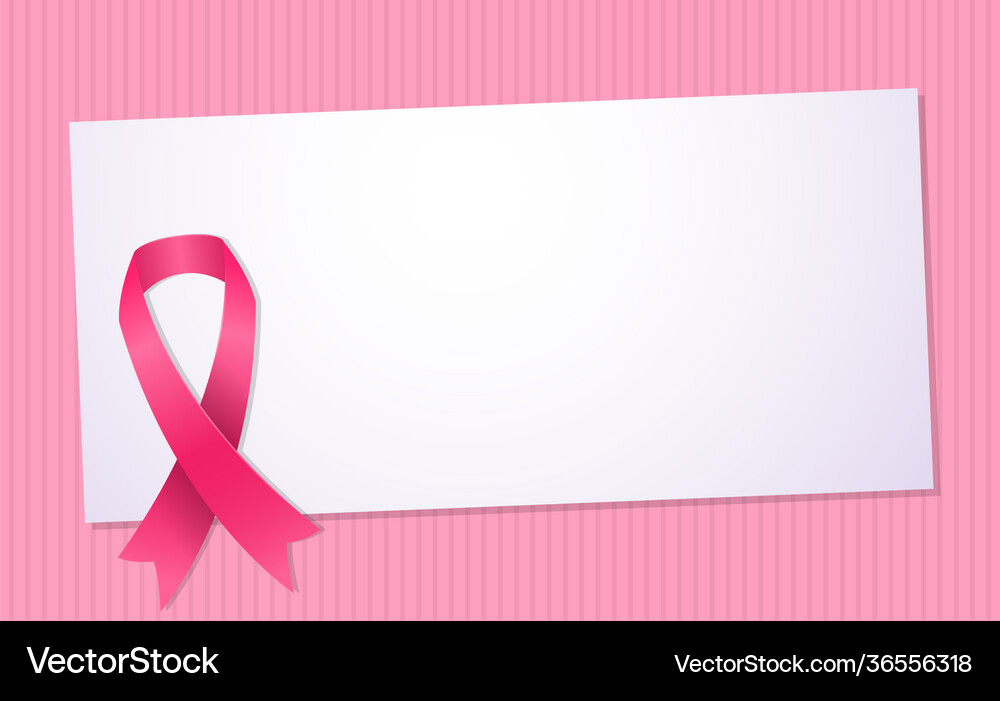 Breast cancer awareness background Royalty Free Vector Image