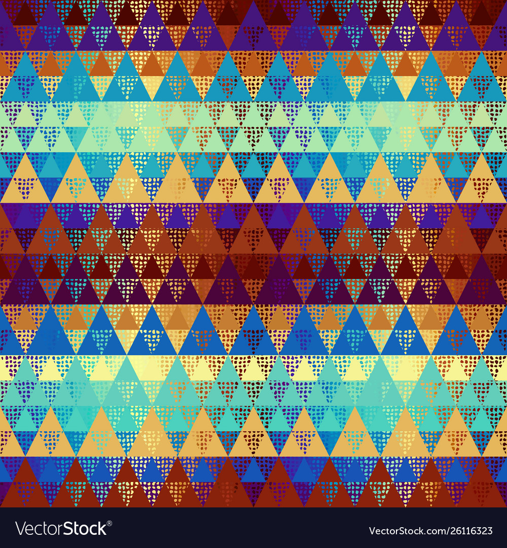 Seamless pattern background a triangles Royalty Free Vector