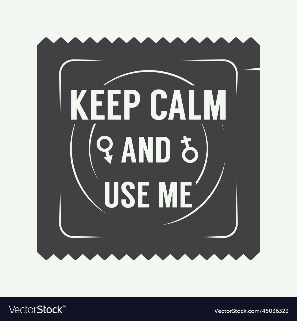 Vintage Condoms Or Sex Labels Logo Badge Vector Image